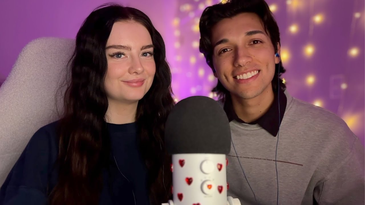 my boyfriend tries ASMR for the first time - YouTube