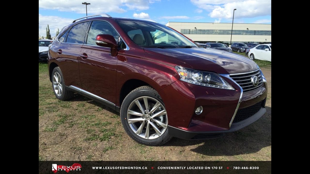 New 2015 Red Lexus RX 350 AWD 4dr Sportdesign Technology Package Review ...