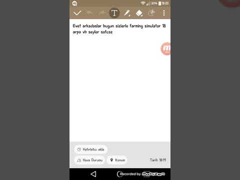 Farming simulator 18 arpa vb seyler satmak ve para kazanmak