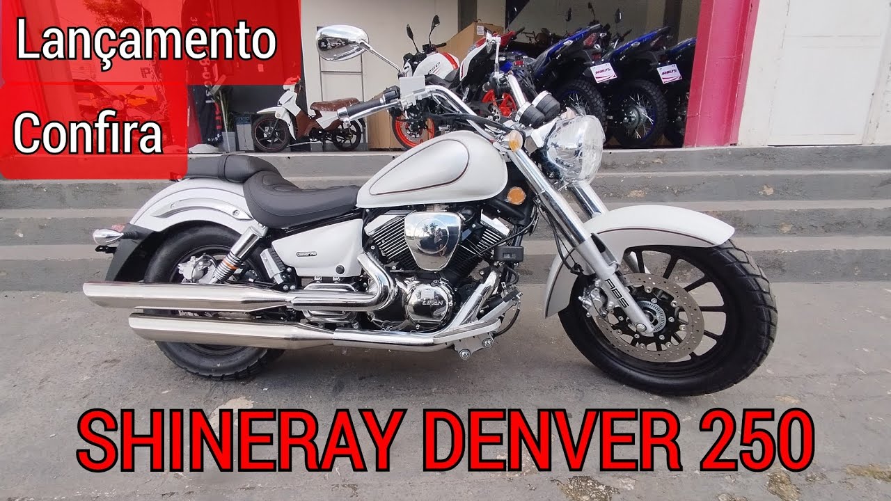 Lançamento Shineray DENVER 250 uma custom clássica de entrada , confira ...
