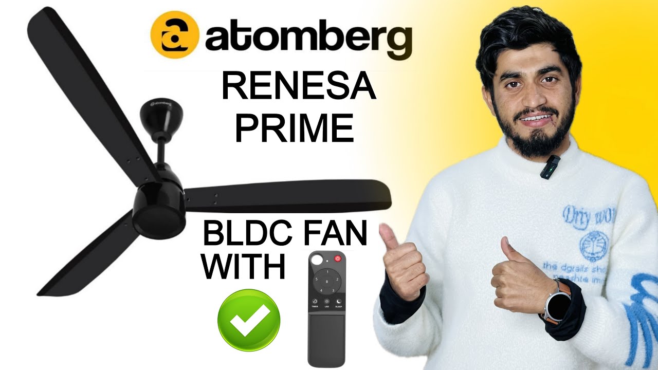 atomberg Renesa Prime 1200mm BLDC Ceiling Fan with Remote Control ...