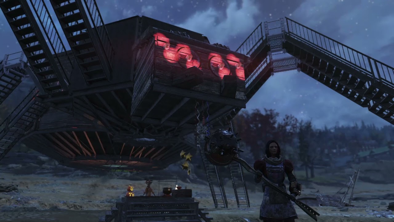 Fallout 76 Spider Halloween Camp - YouTube