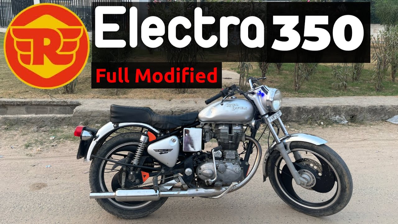 Royal Enflied Electra 350 ️‍🔥Full modified Alloy Silencer Sound😱 ...