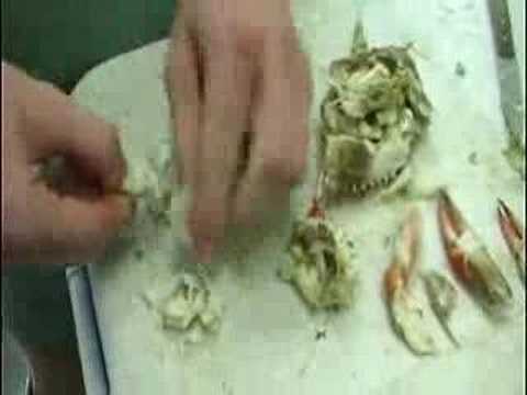 How to pick crab - YouTube