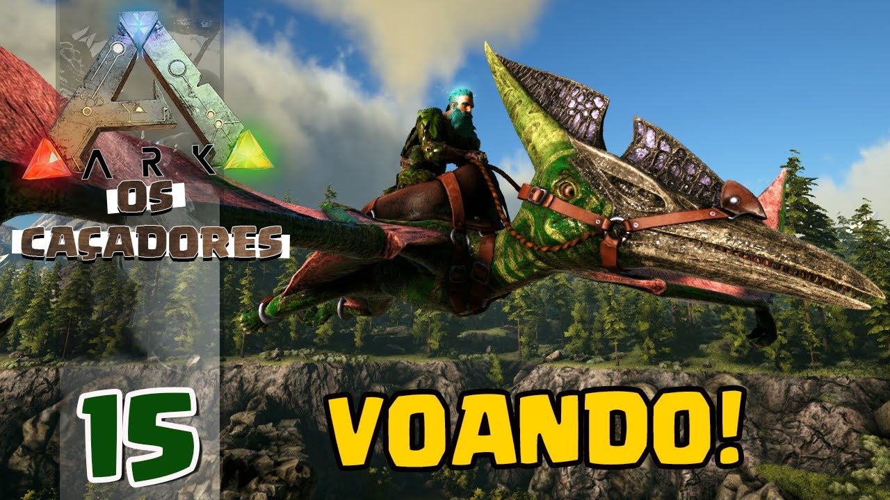 AGORA PODEMOS VOAR! - ARK OS CAÇADORES #15 (MOD THE HUNTED) - YouTube