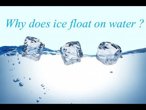 Why does ice float on water - YouTube
