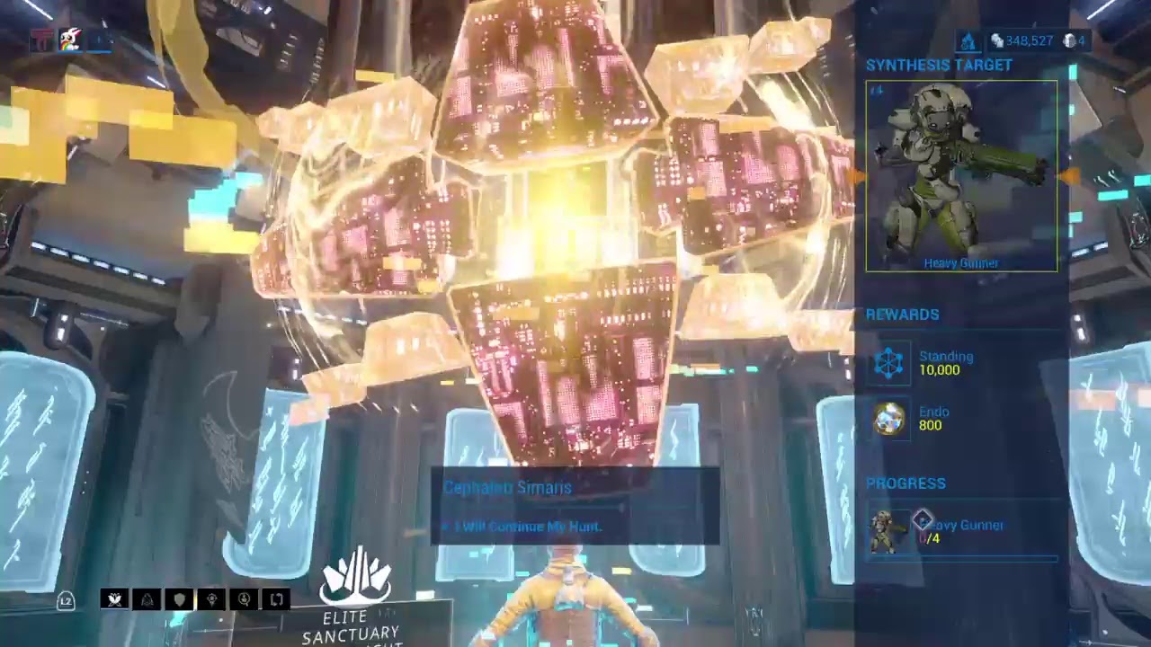 How to farm Cephalon Simaris standing | Warframe - YouTube