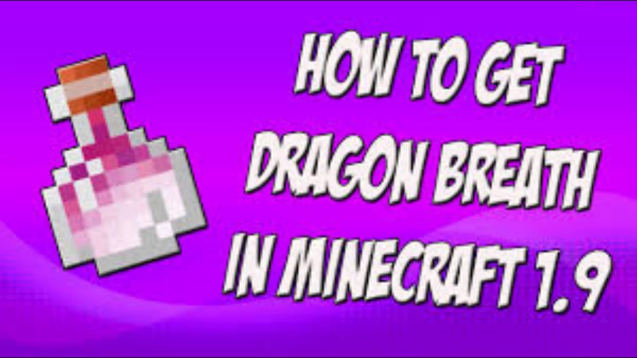 dragon breath in mine craft - YouTube