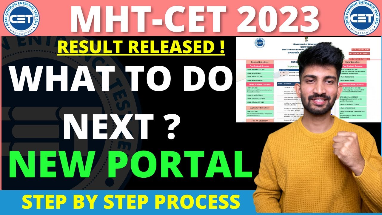 MHT-CET Admission Process 2023 | What to do After MHT-CET Results 2023 ...