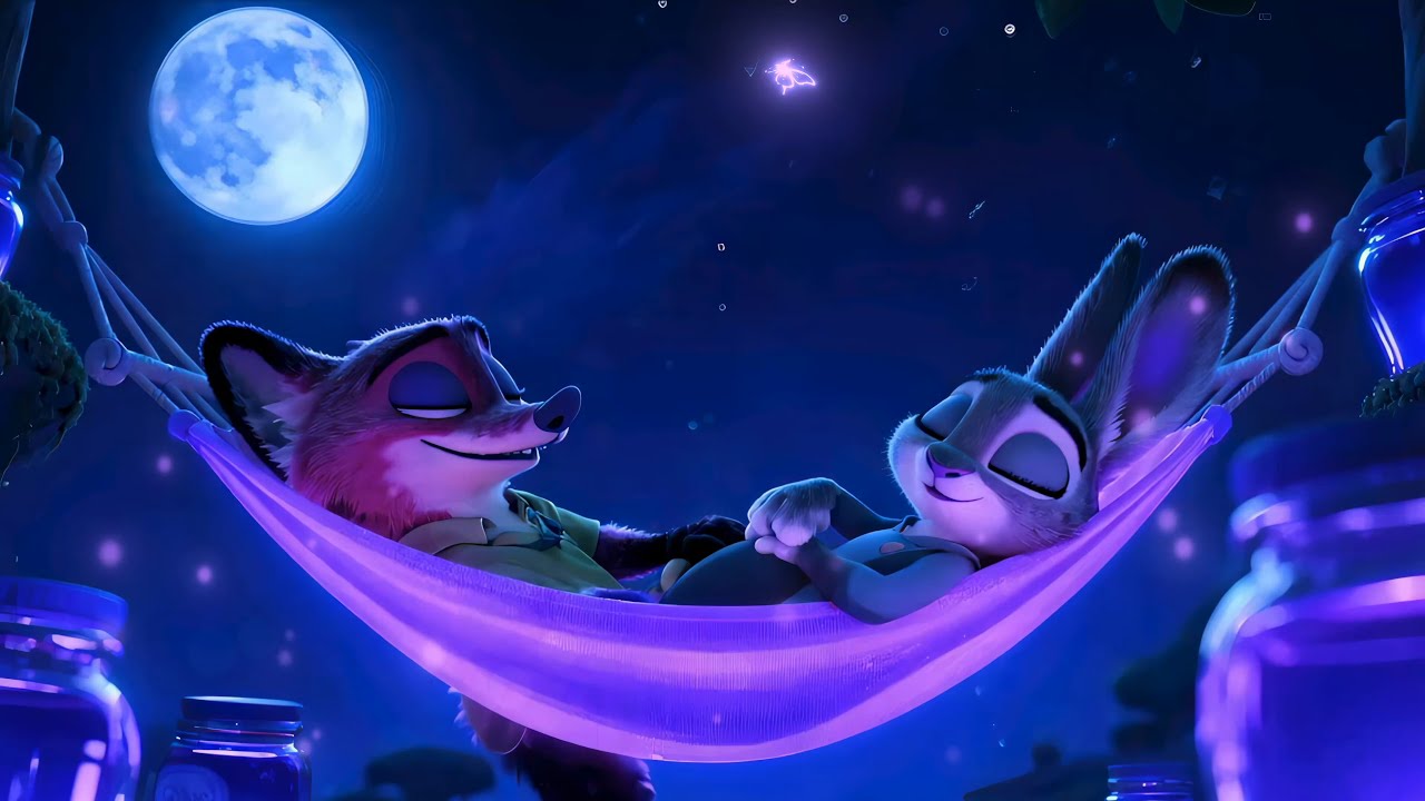 Nick & Judy's DREAM HAMMOCK Piano (NO ADS) | Zootopia Night Music for ...