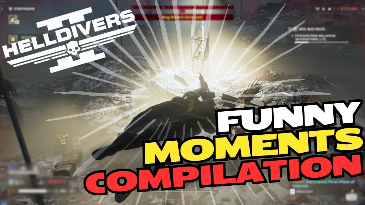 HELLDIVERS 2 FUNNY MOMENTS COMPILATION!!! - YouTube
