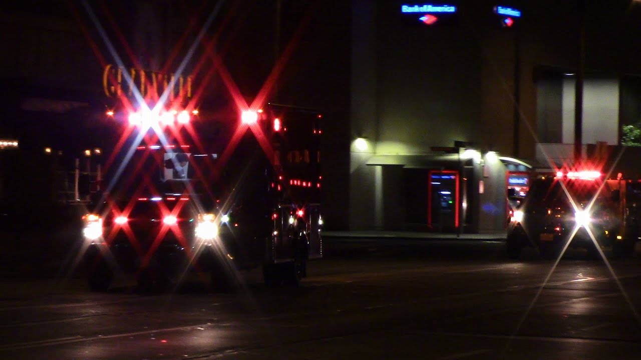 McCormick Ambulance, LACoFD Squad 8, & LAFD Rescue 41 Transporting ...