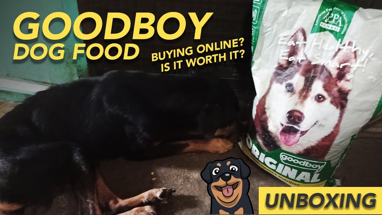 GOODBOY DOG FOOD UNBOXING by Yves Laurence - YouTube