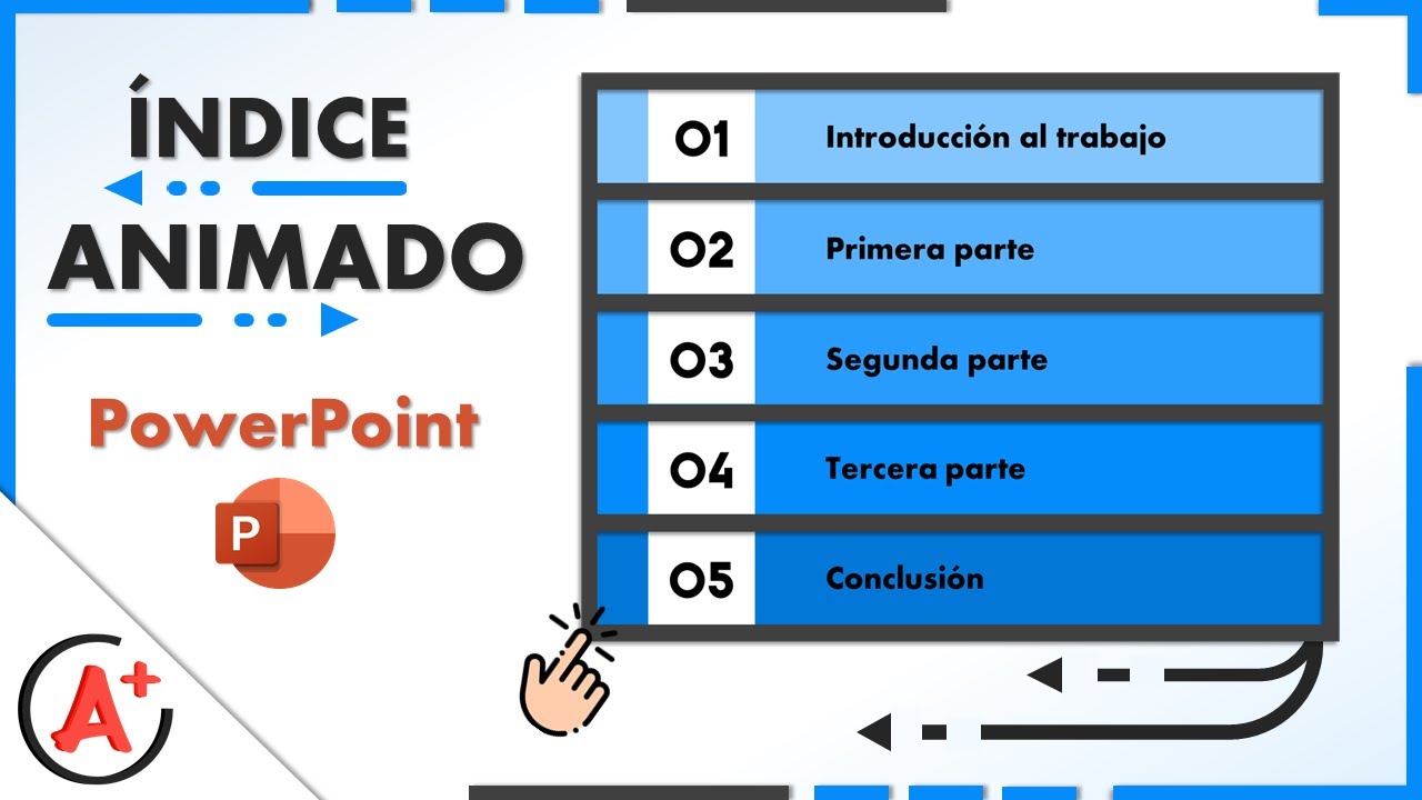 EFECTO CREATIVO POWERPOINT | Índice animado - YouTube