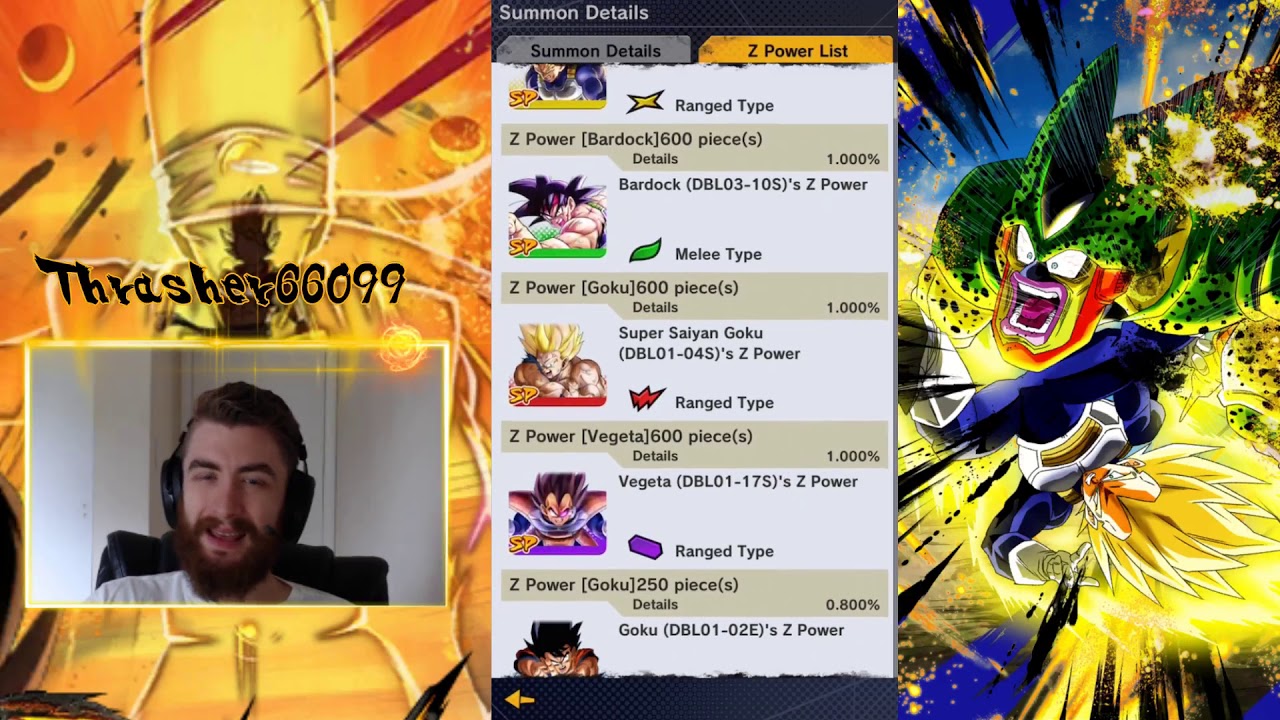 DB Legends Saiyans Summon Banner Review Dragon Ball dbl - YouTube