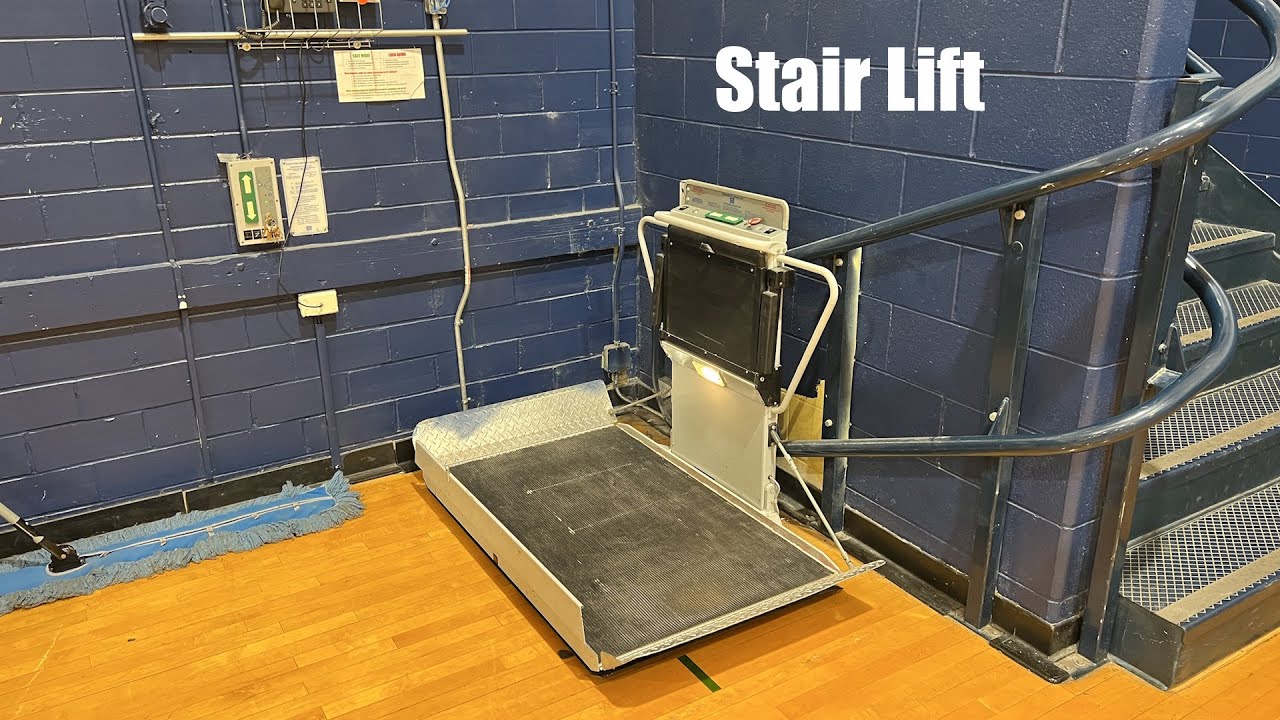 Riding a Garaventa Stair-Lift - YouTube