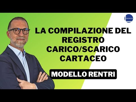 TUTORIAL: GUIDA PRATICA ALLA COMPILAZIONE DEL REGISTRO CARICO/SCARICO CARTACEO PER PRODUTTORI