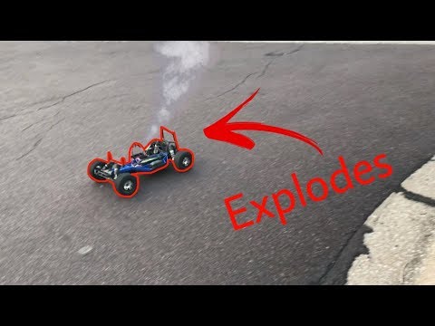 MY RC CAR EXPLODED WHEN I WAS DRIVING IT!! - YouTube