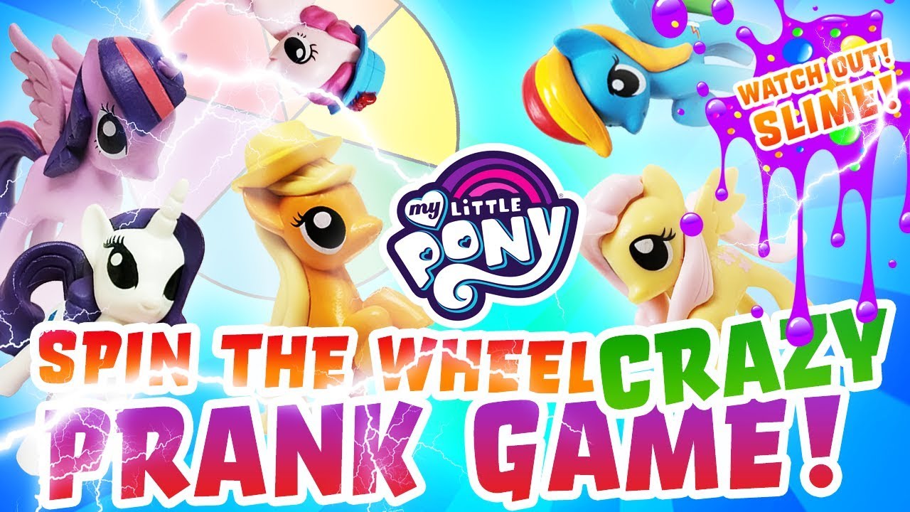 My Little Pony Spin the Wheel Game Crazy Pranks! With Twilight Sparkle ...