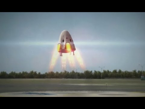 KSP: Landing Like Crew Dragon (capsule landing) - YouTube
