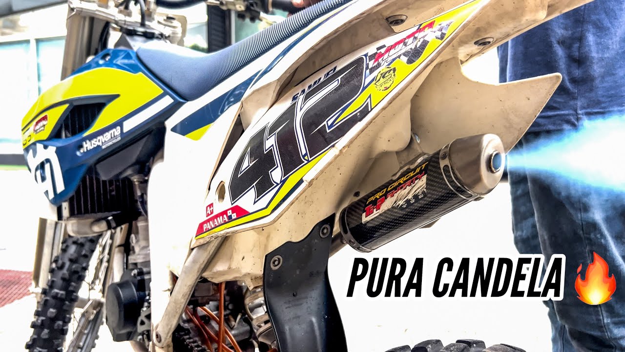 Así suena el escape racing Pro Circuit 2T - YouTube