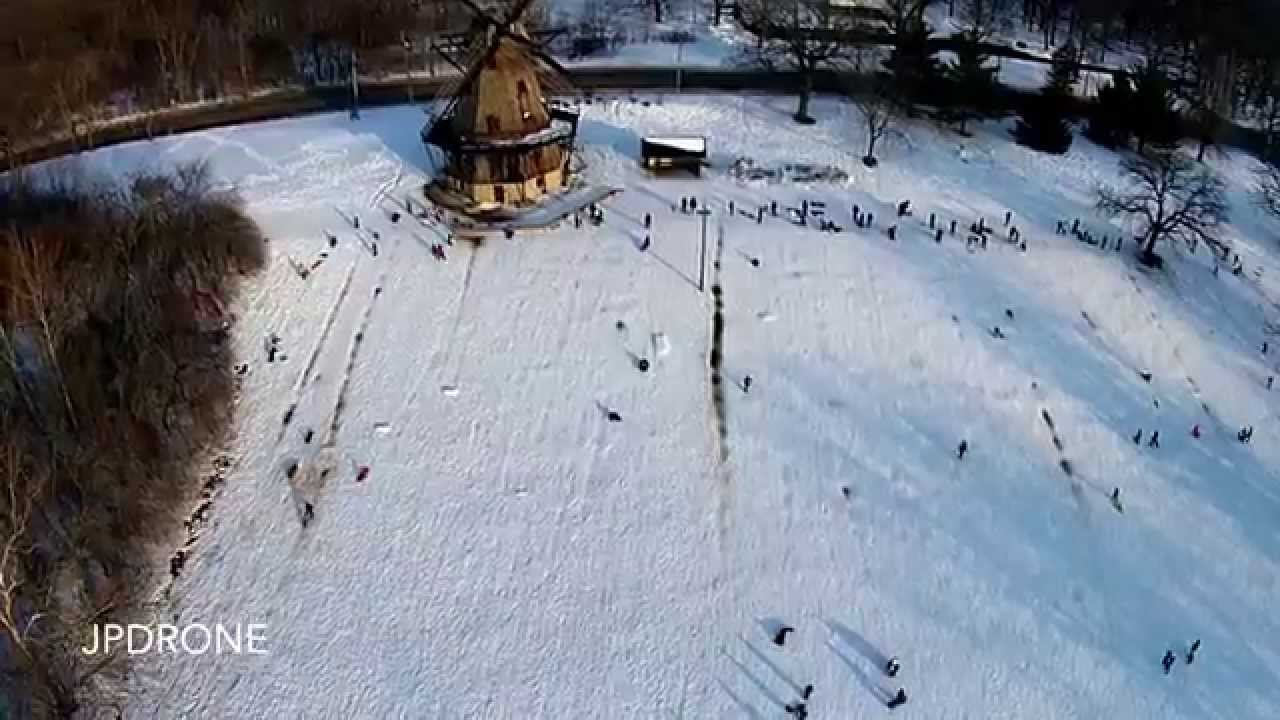 Drone Footage Geneva Windmill Sledding Hill & Fox River - JPDrone ...