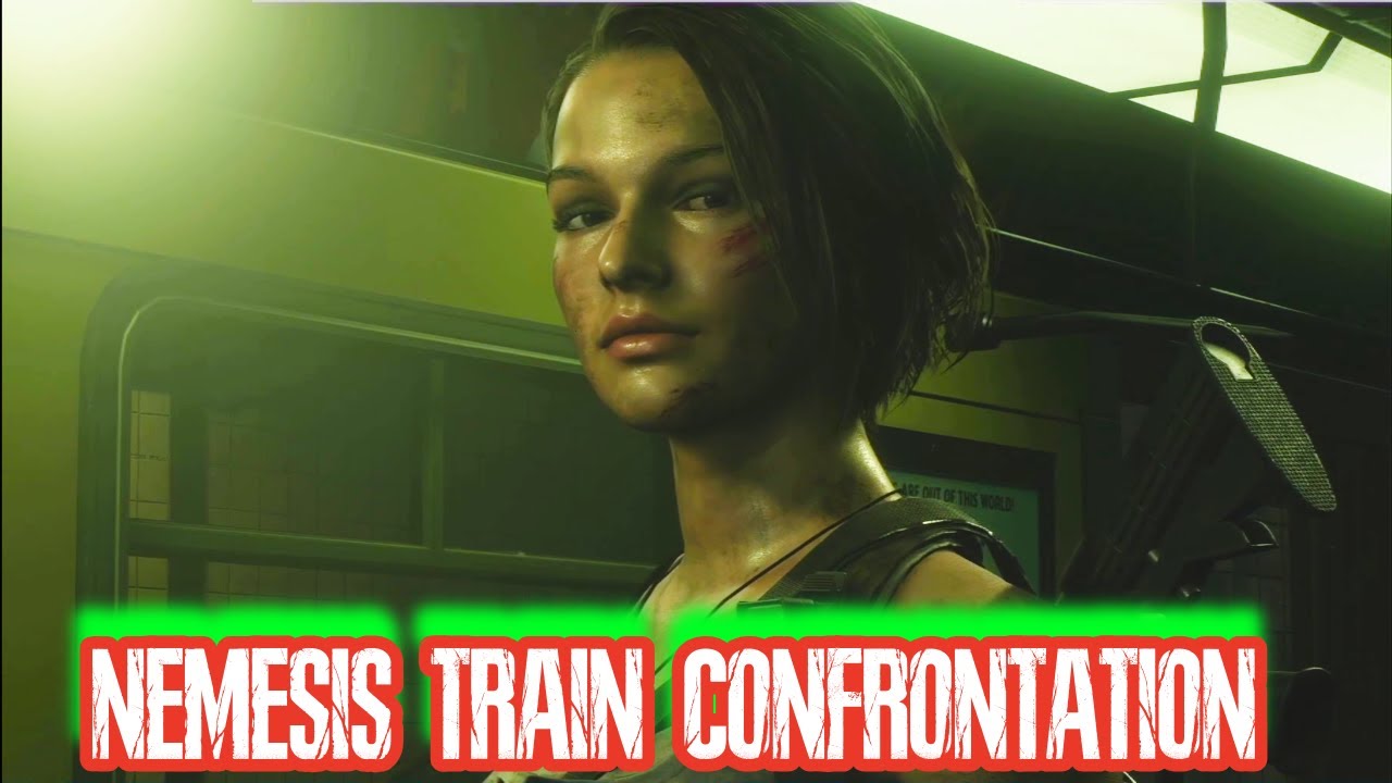 Resident Evil 3 Remake | no commentary | Nemesis Train confrontation ...