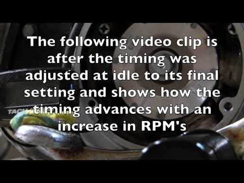 Dynamic Timing a Honda CT90 or similar Single Cylinder Motorcycle