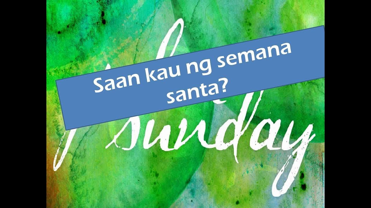 HOLY WEEK 2018 - SEMANA SANTA - BIYERNES SANTO - YouTube