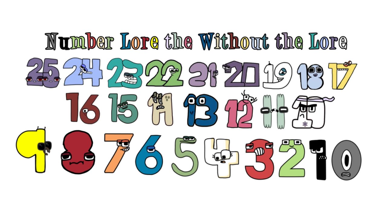 Number Lore 0-25 Without the Lore - YouTube