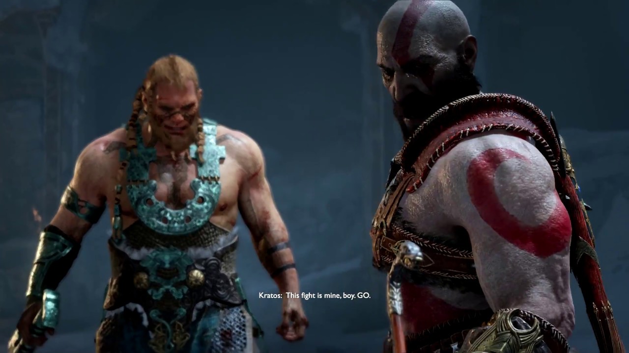 GOD OF WAR (PS4) - Kratos vs Magni & Modi Boss Fight Gameplay (1080p ...