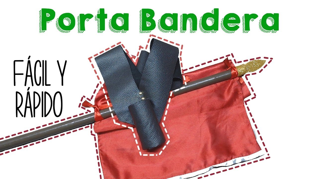 ¿𝗖Ó𝗠𝗢 𝗛𝗔𝗖𝗘𝗥 𝗨𝗡 𝗣𝗢𝗥𝗧𝗔 𝗕𝗔𝗡𝗗𝗘𝗥𝗔? - CUJA- ABANDERADO - ESCOLTA - YouTube