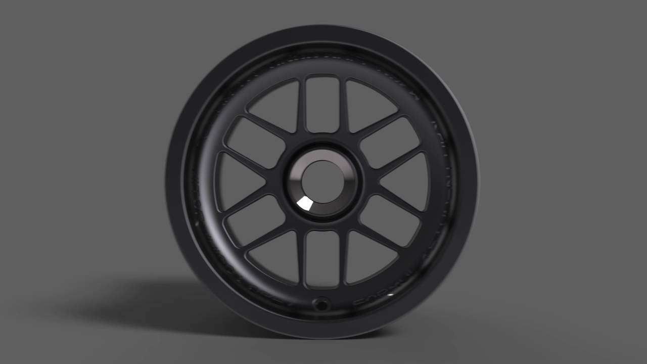 Formula student magnesium 7x10 inch custom wheel - YouTube