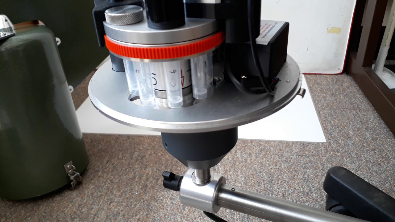 Burkard High-volume Cyclone: Referencing the device to sample into tube ...