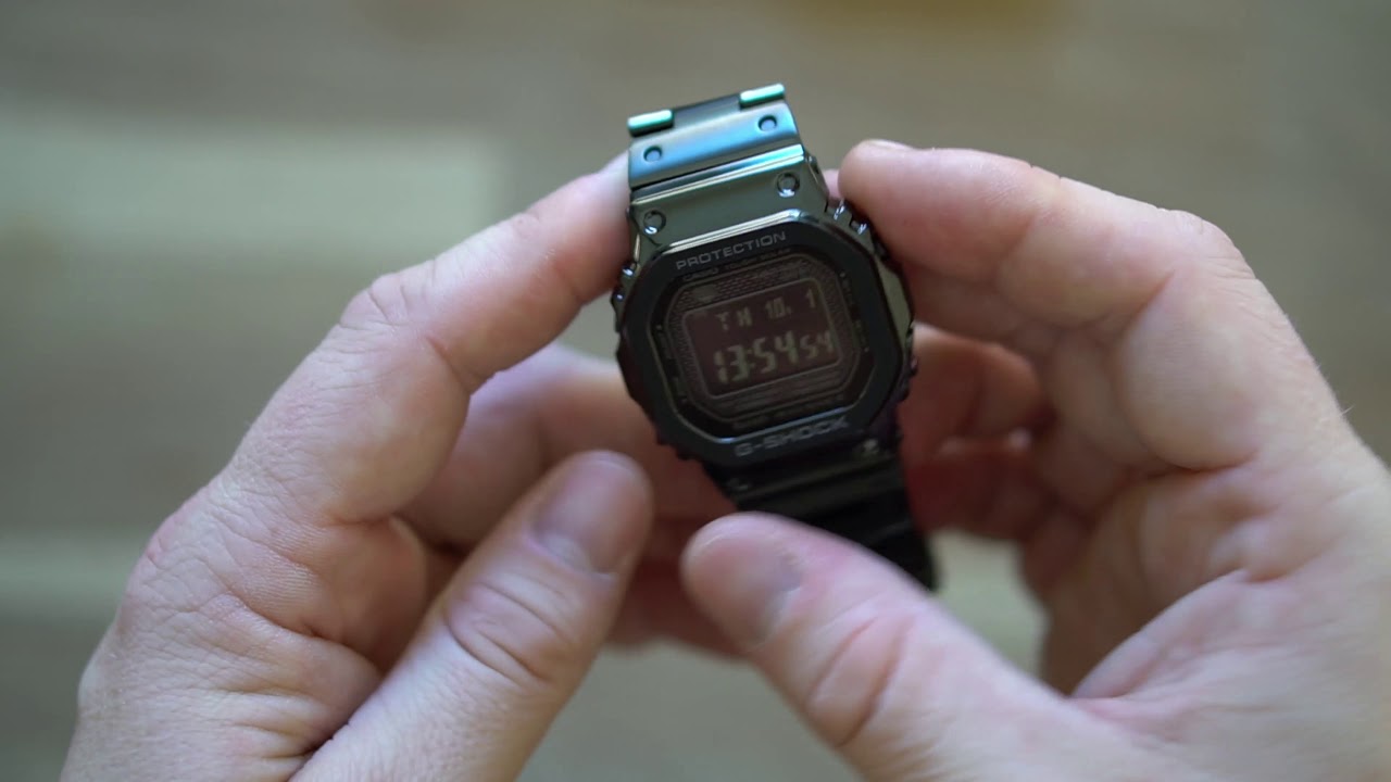 Unboxing G-shock GMWB5000 black - YouTube