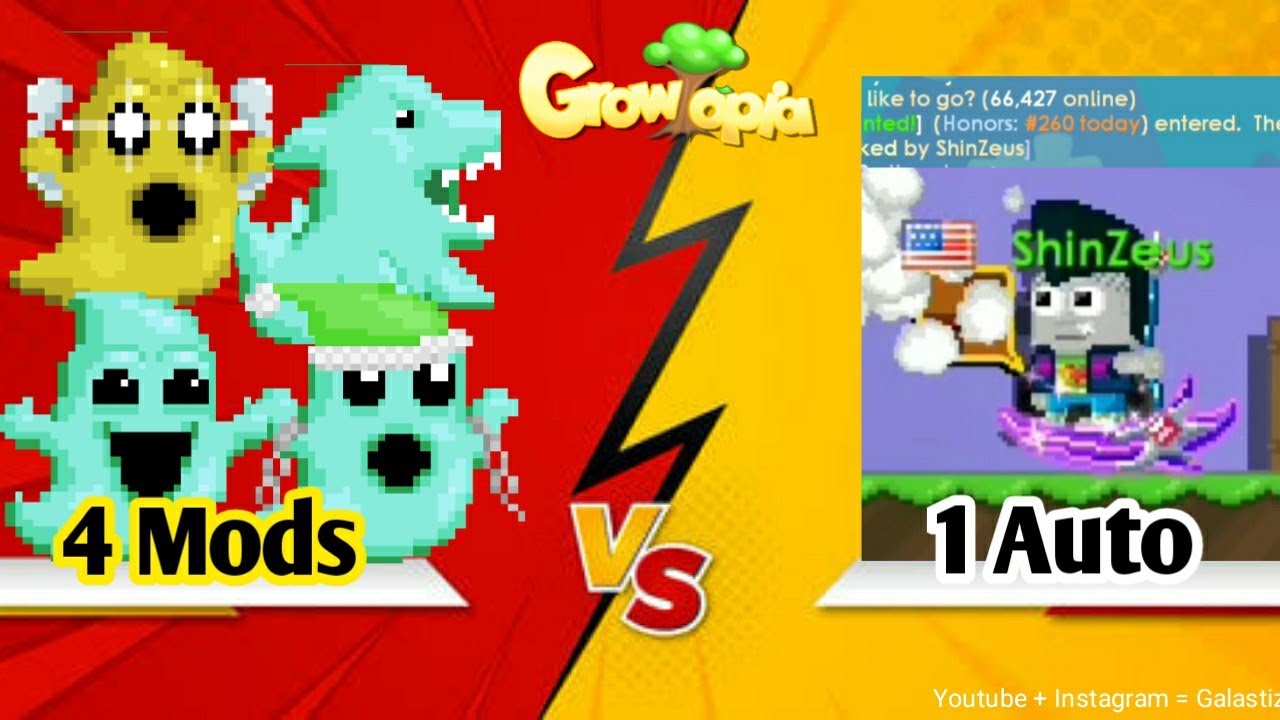 4 Mods vs 1 Bot Auto Growtopia 2021 - YouTube