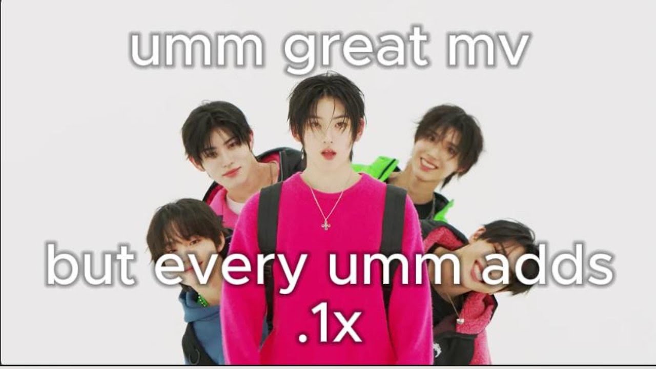 umm great but every umm adds 0.1x speed - YouTube