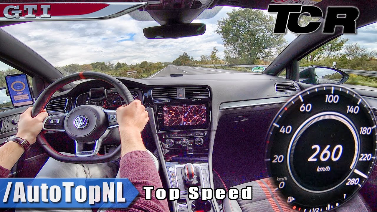 VW Golf GTI TCR | TOP SPEED on AUTOBAHN (NO Speed LIMIT) by AutoTopNL ...