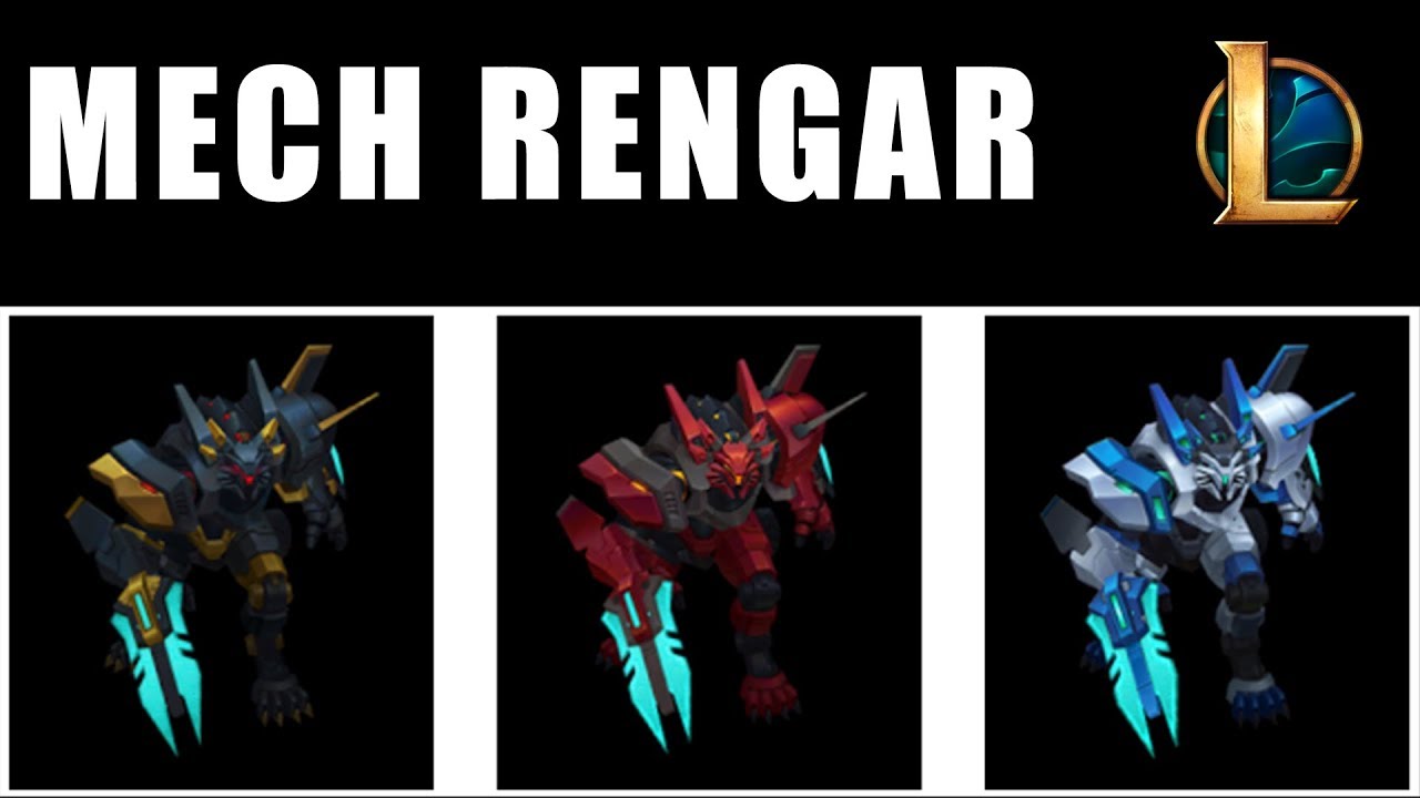 Mech Rengar - Croma Skin - YouTube