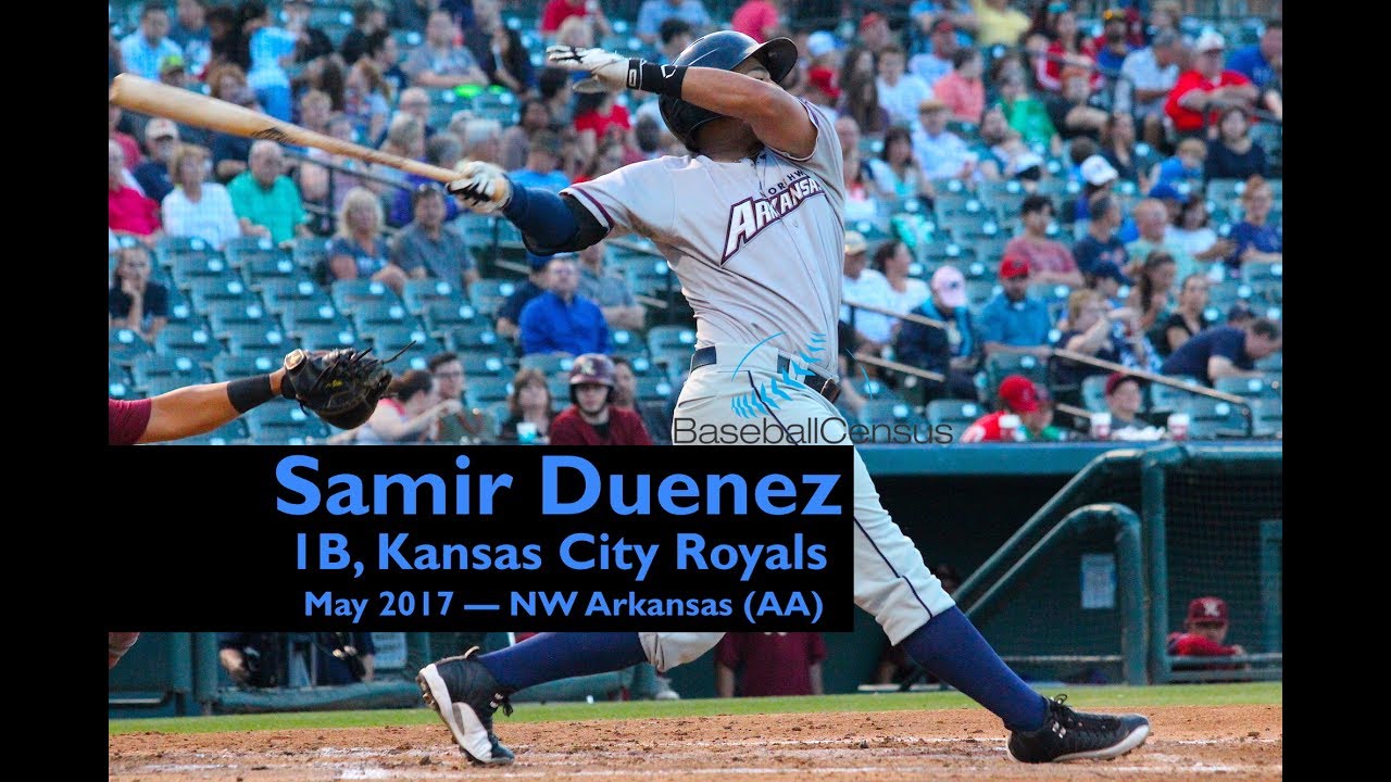 Samir Duenez, 1B, Kansas City Royals — May 2017 - YouTube