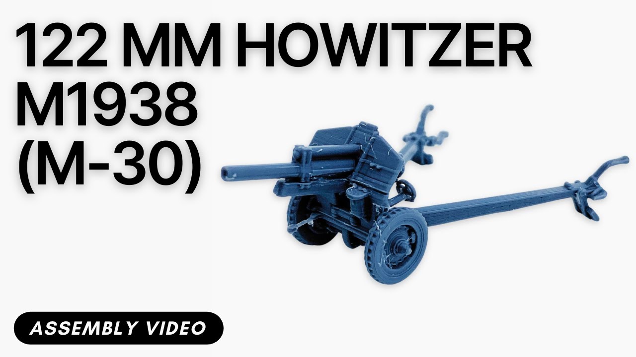 122 mm Howitzer M1938 (M-30) Assembly Video - YouTube