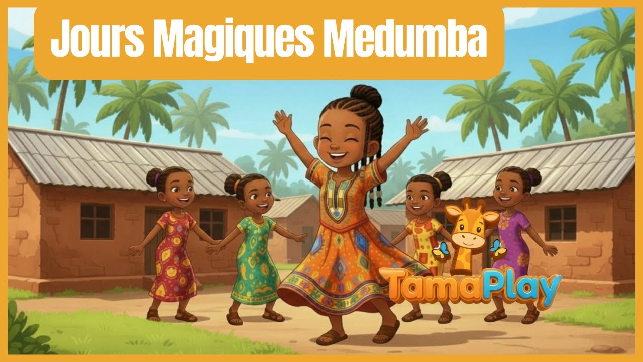 Les 8 journées magiques en Medumba I Chanson bébé I Comptine pour ...