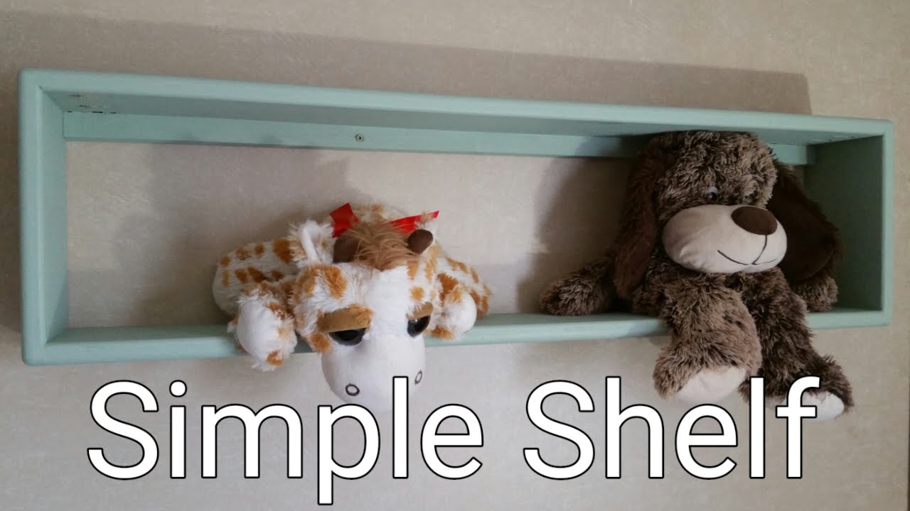 Simple DIY shelf - YouTube