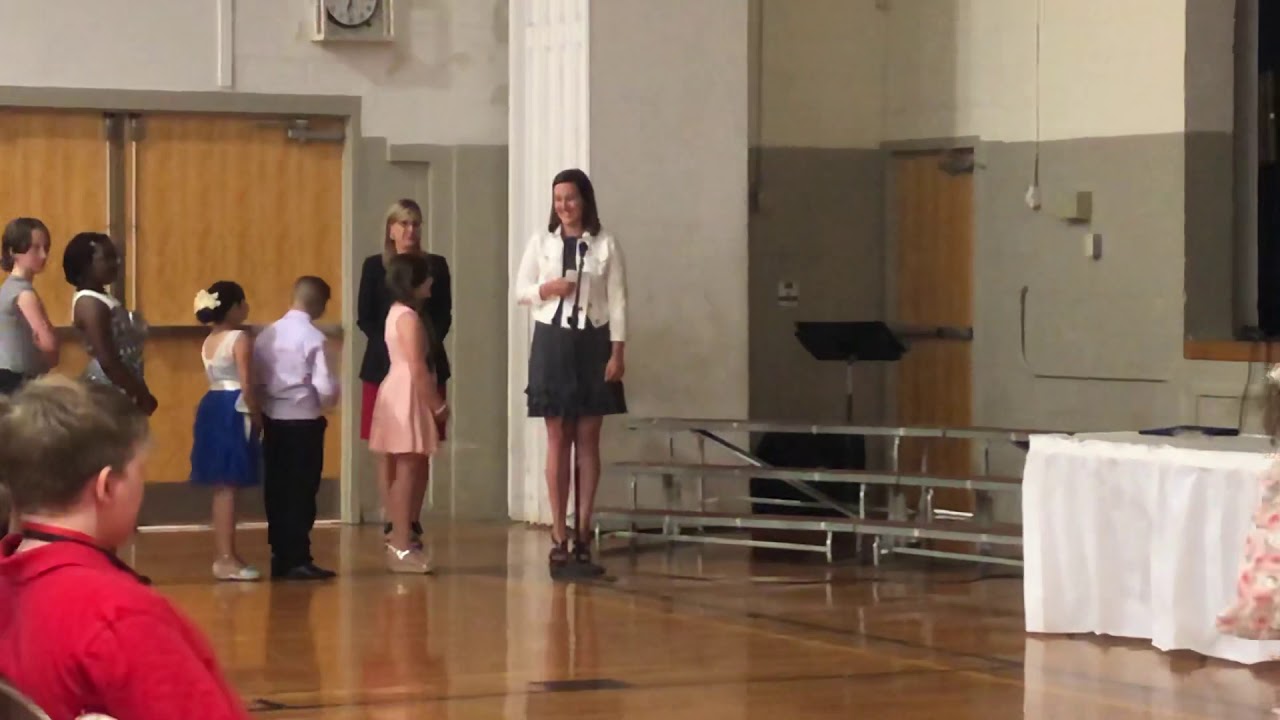 Isabella 4th Grade graduation - YouTube