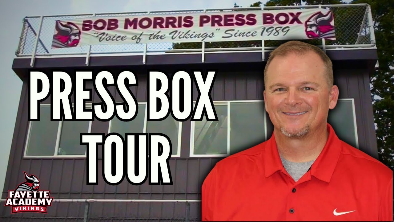 The New "Bob Morris Press Box" Tour - YouTube