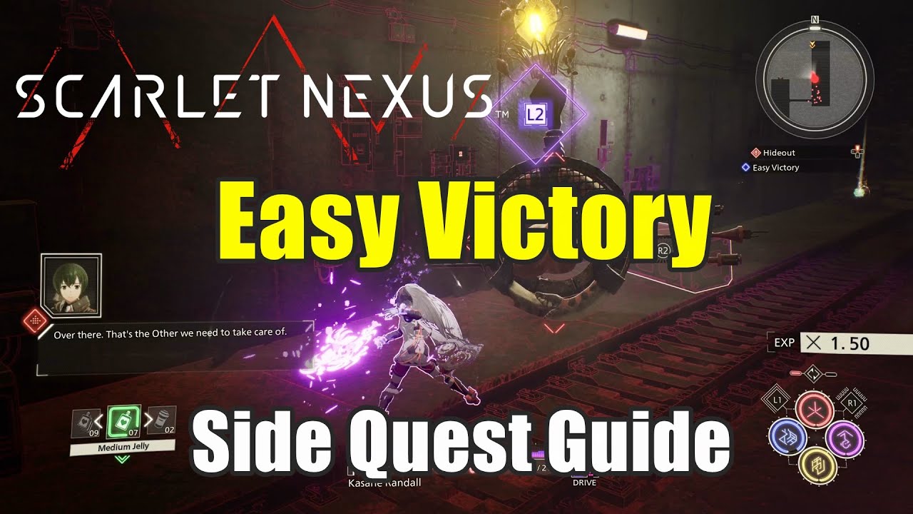 Easy Victory Side Quest Guide - Rat Rut Locations Scarlet Nexus - YouTube