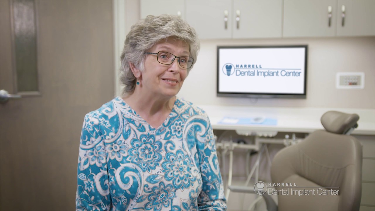 Extensive dental work with crowns and implants -- Sharon's story - YouTube