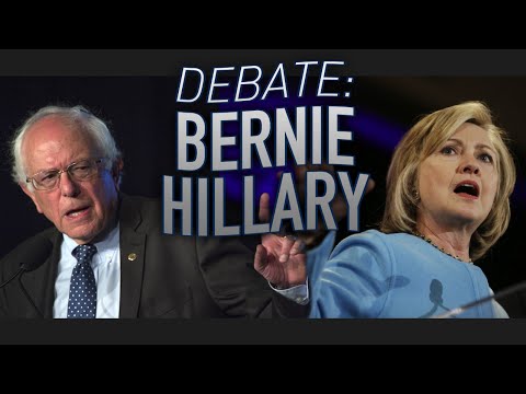 'Debate': Bernie Sanders vs Hillary Clinton - YouTube