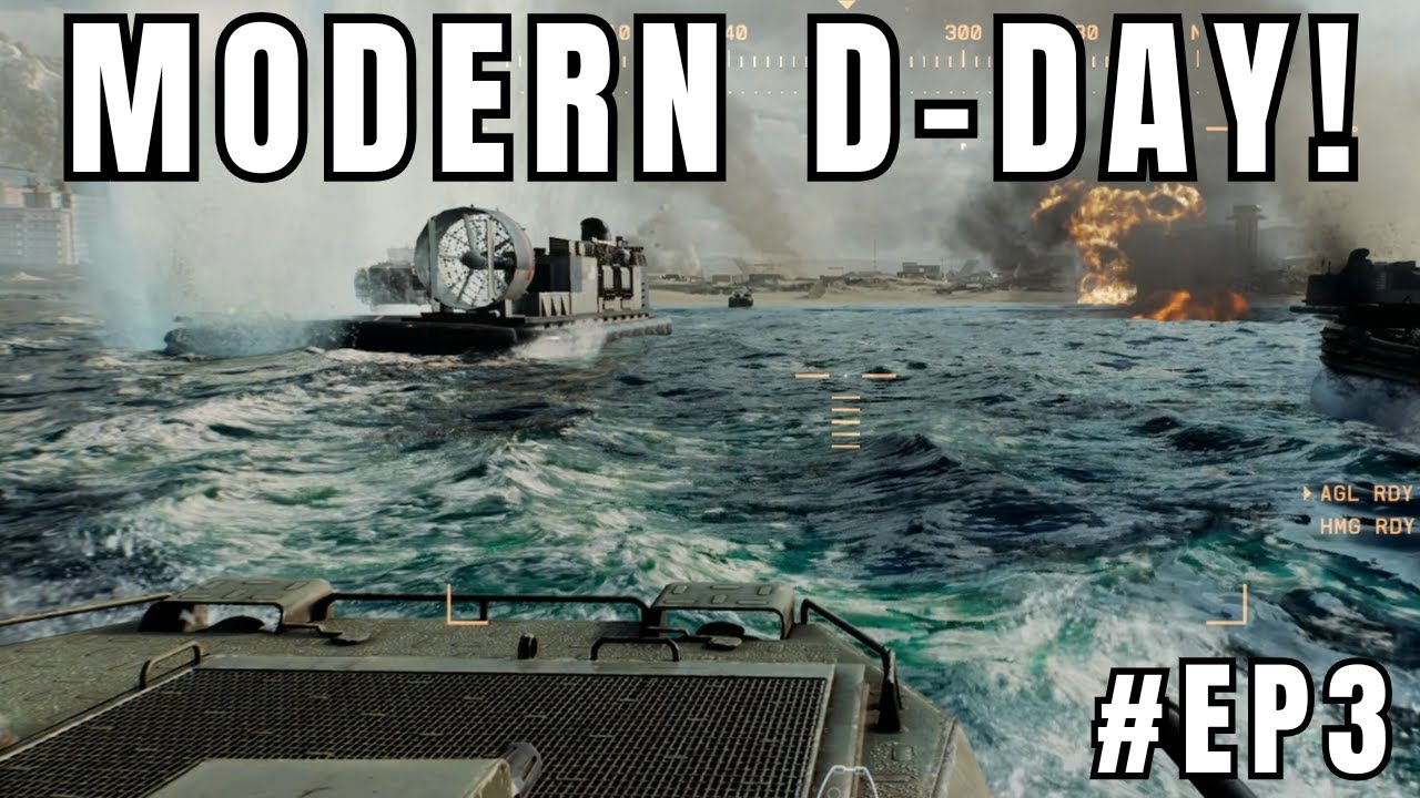 MODERN D-DAY ON GIBRALTAR! STORMING THE BEACH – Battlefield 6 Ep 3 ...