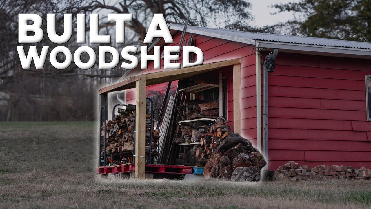 Learning how to build a woodshed from scratch - YouTube